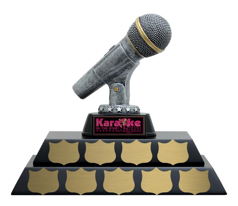 Microphone Annual Trophy – Celebrate Oratory Excellence – shoptrophies.com