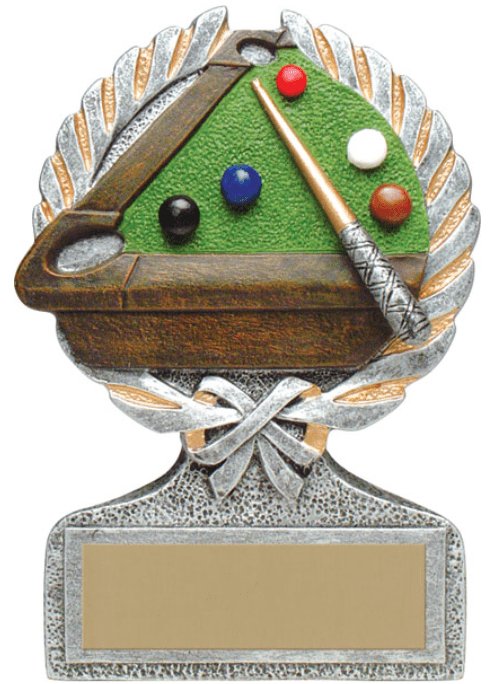 Resin Billiards Trophy – Elegant Award for Pool Champions ...